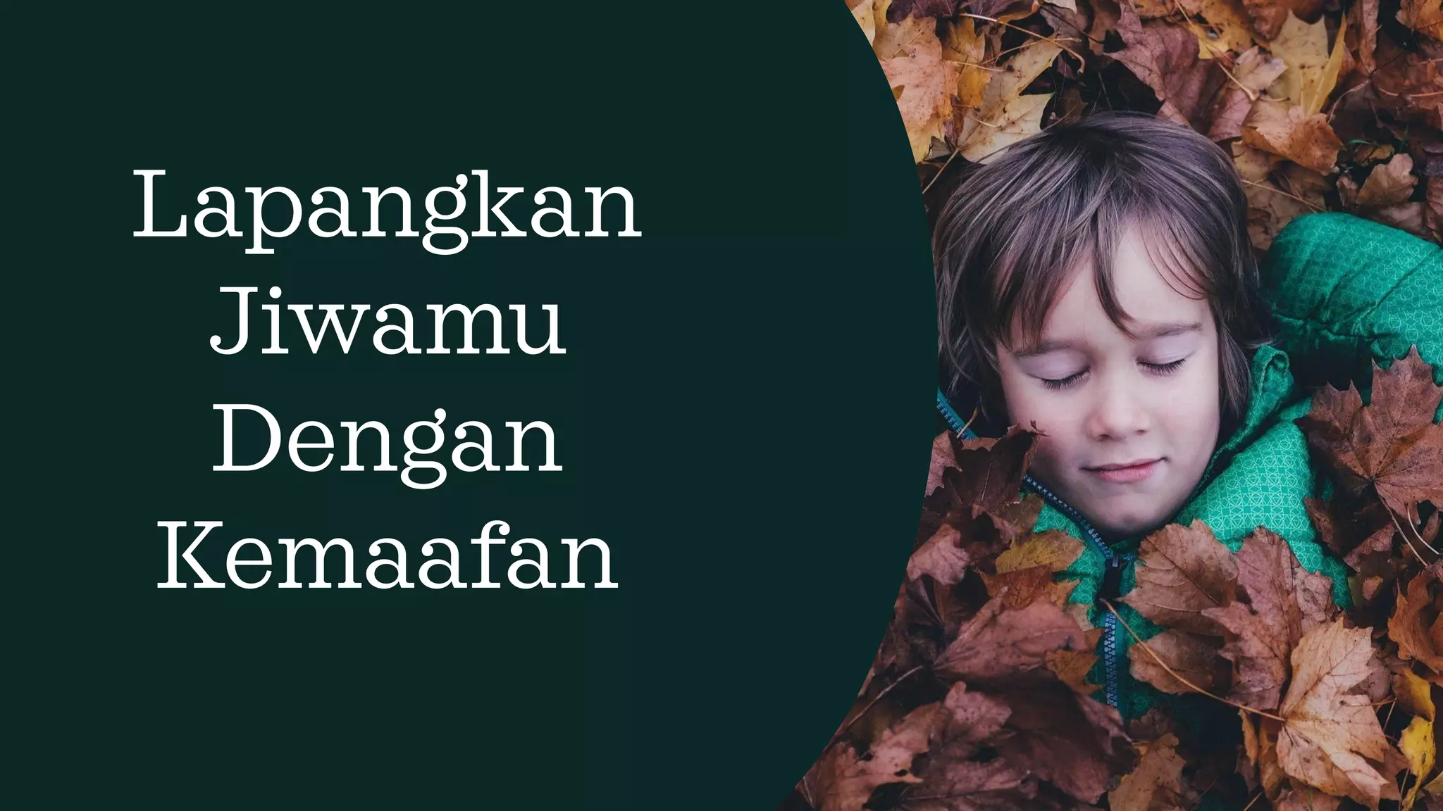 Lapangkan jiwa dengan kemaafan.pdf