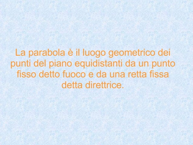 La Parabola | PPT