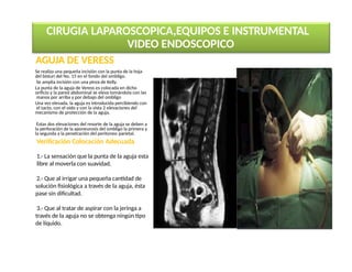 LAPAROSCOPIA ENFERMERIA MATERIALES POWER POINT | PPTX