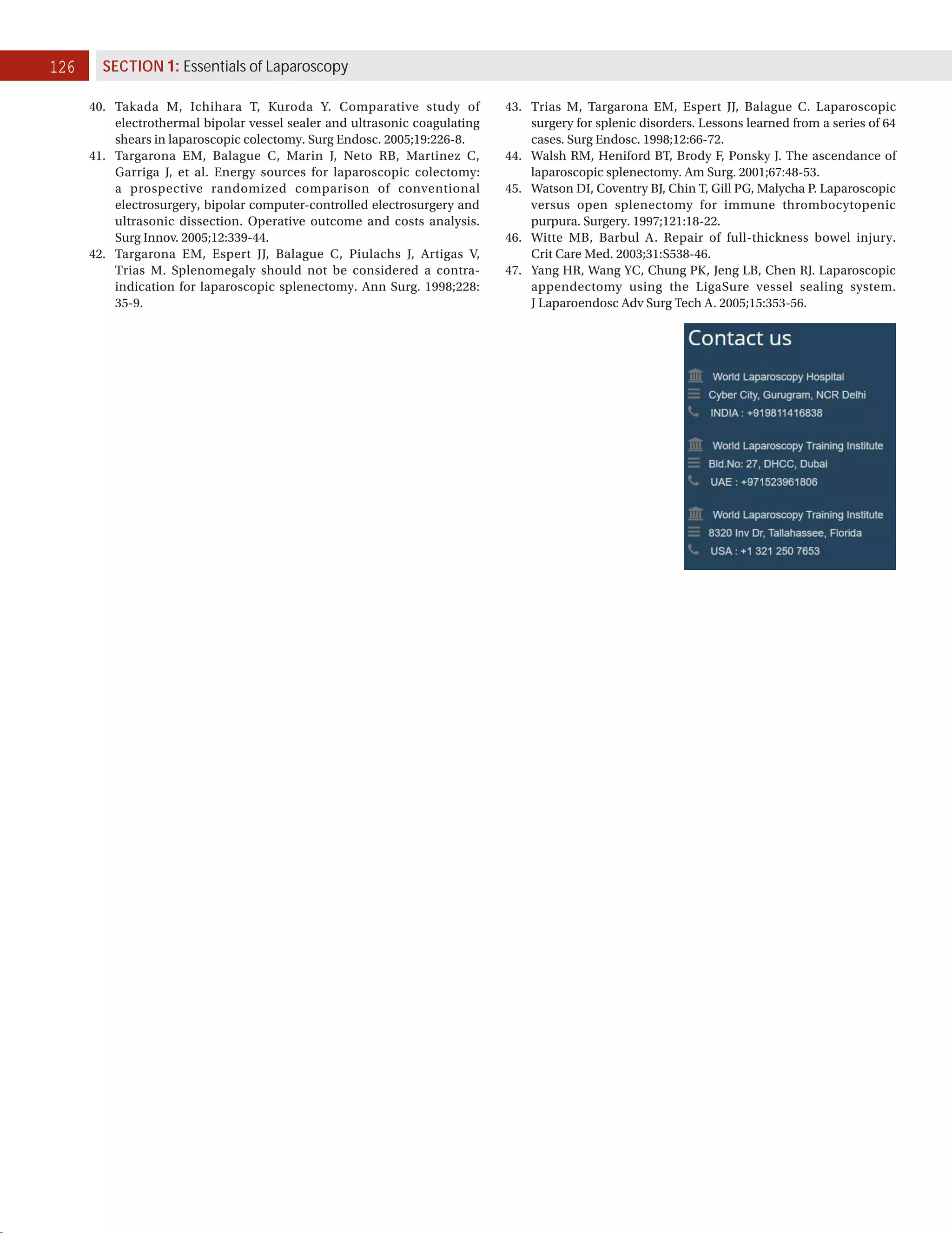Laparoscopic Dissection Techniques | PDF
