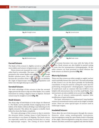 Laparoscopic Equipment and Instruments | PDF