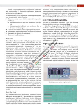 Laparoscopic Equipment and Instruments | PDF