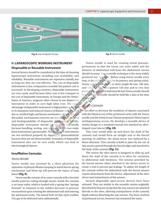 Laparoscopic Equipment and Instruments | PDF