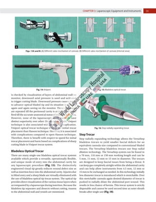 Laparoscopic Equipment and Instruments | PDF