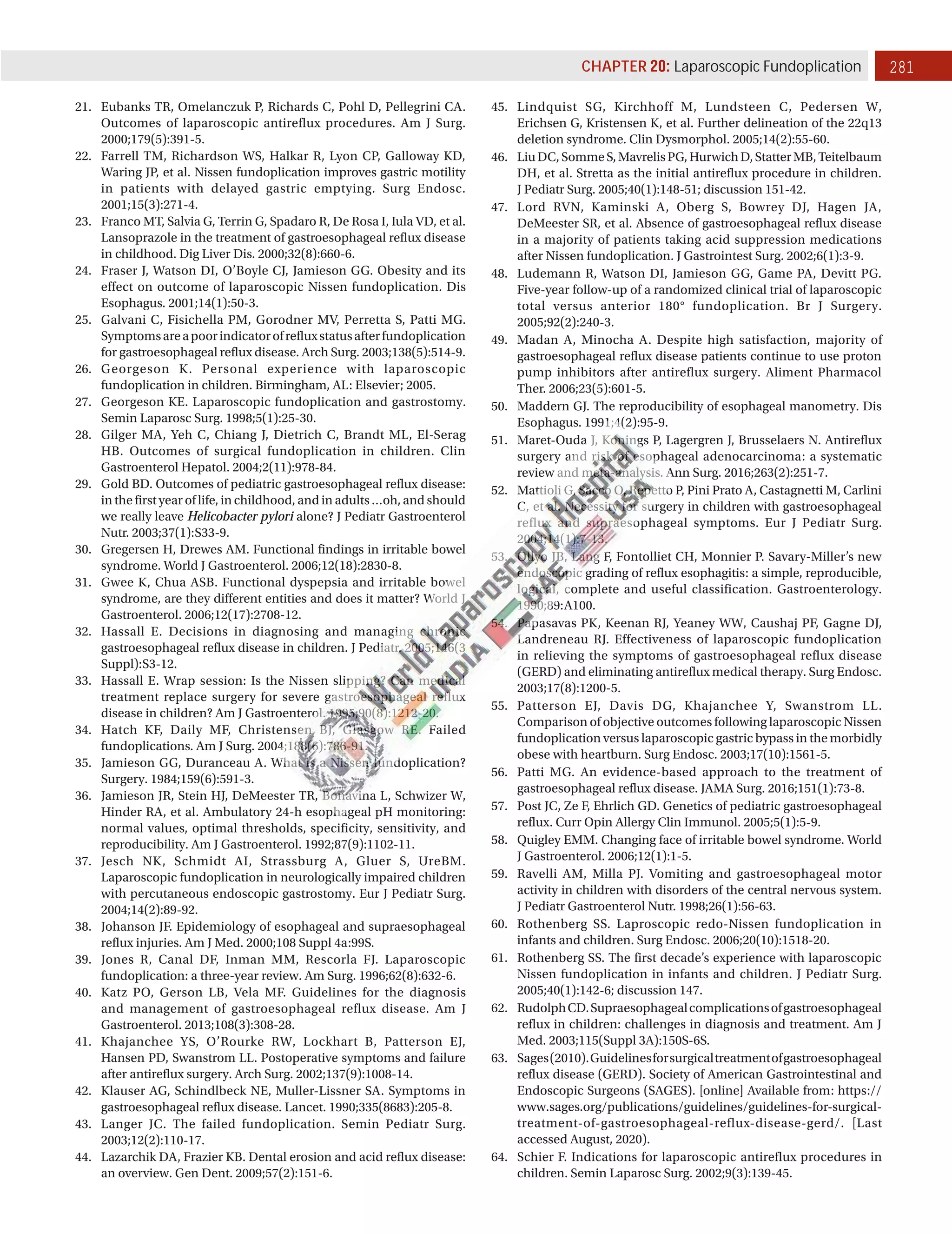 Laparoscopic Fundoplication | PDF
