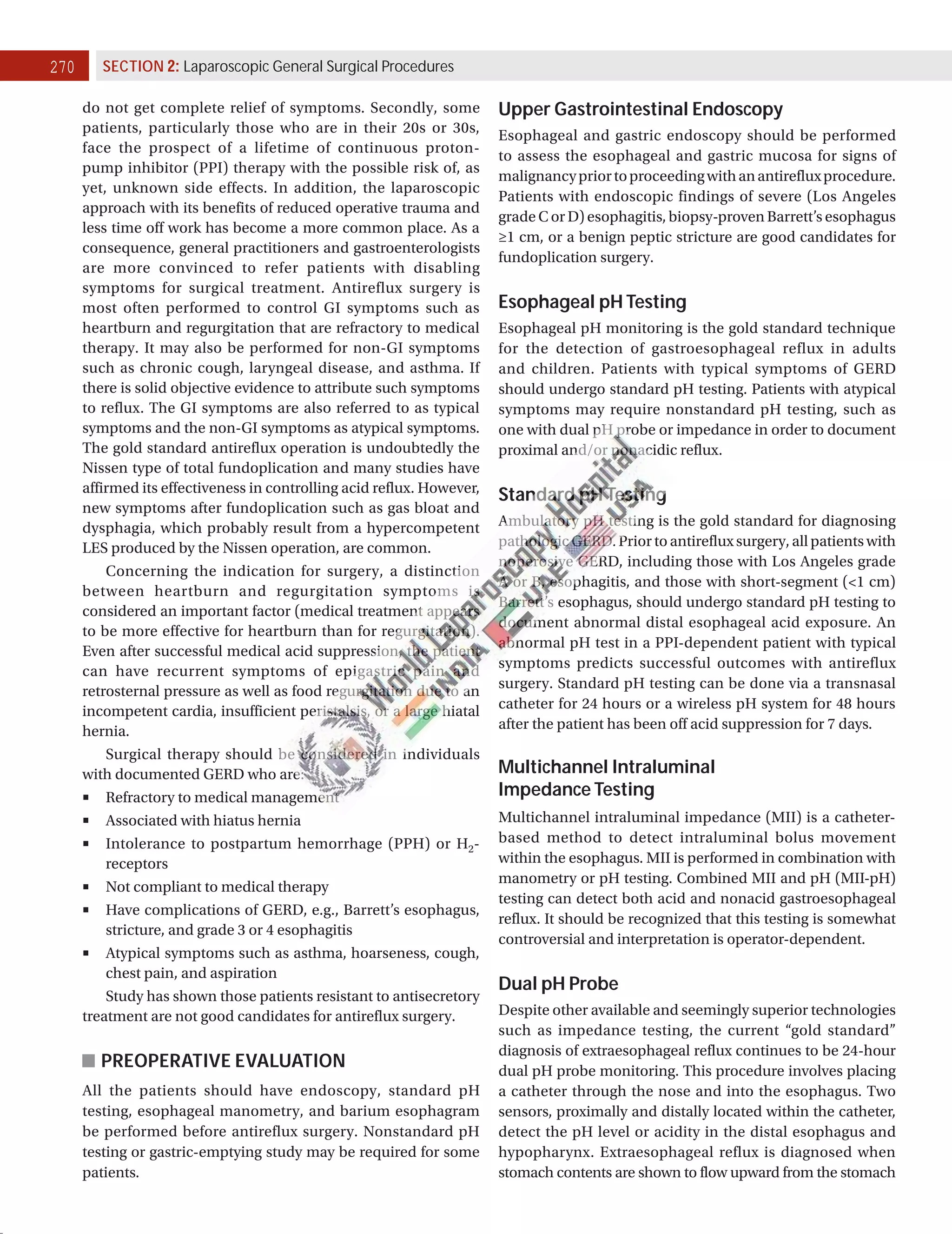 Laparoscopic Fundoplication | PDF