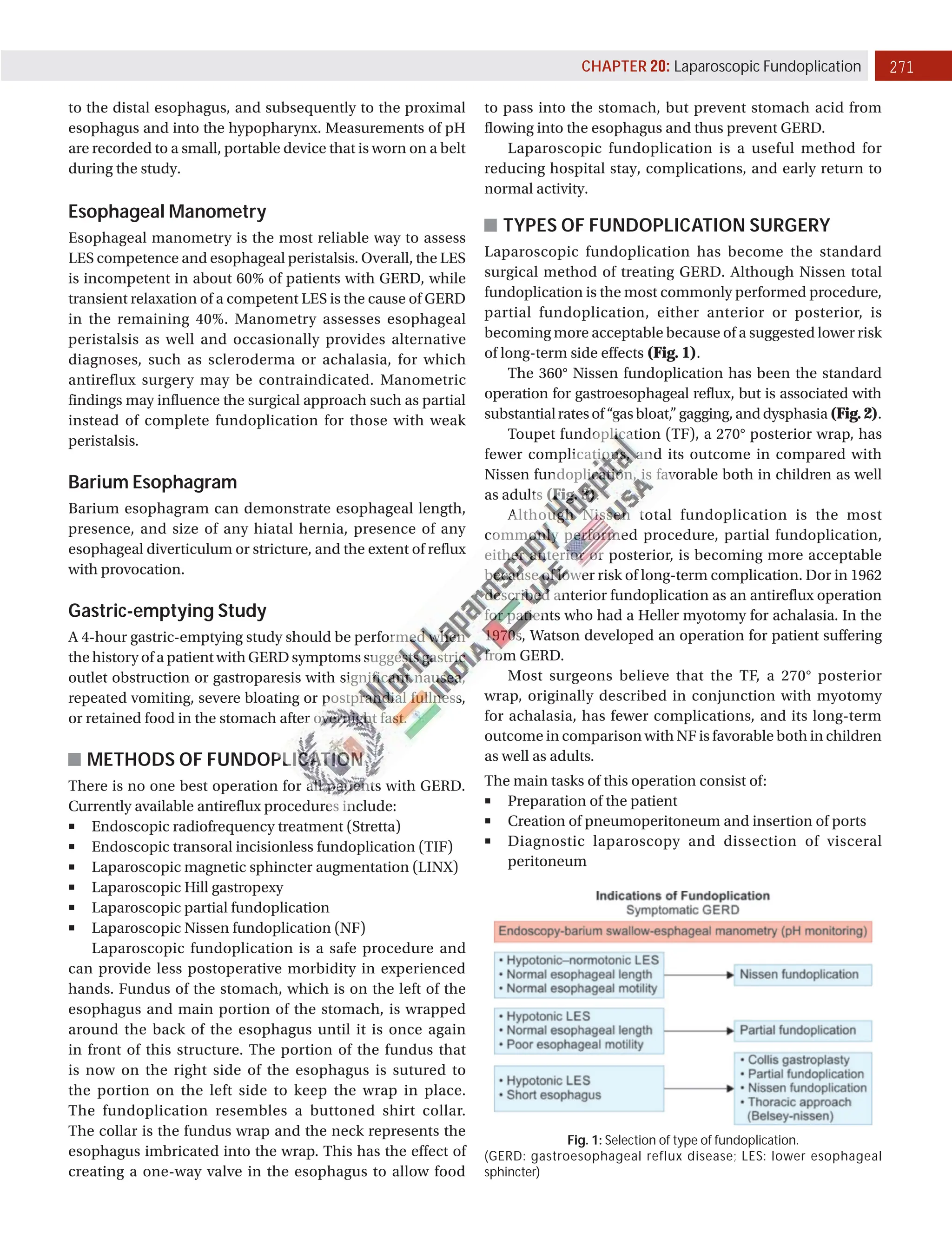 Laparoscopic Fundoplication at World Laparoscopy Hospital | PDF