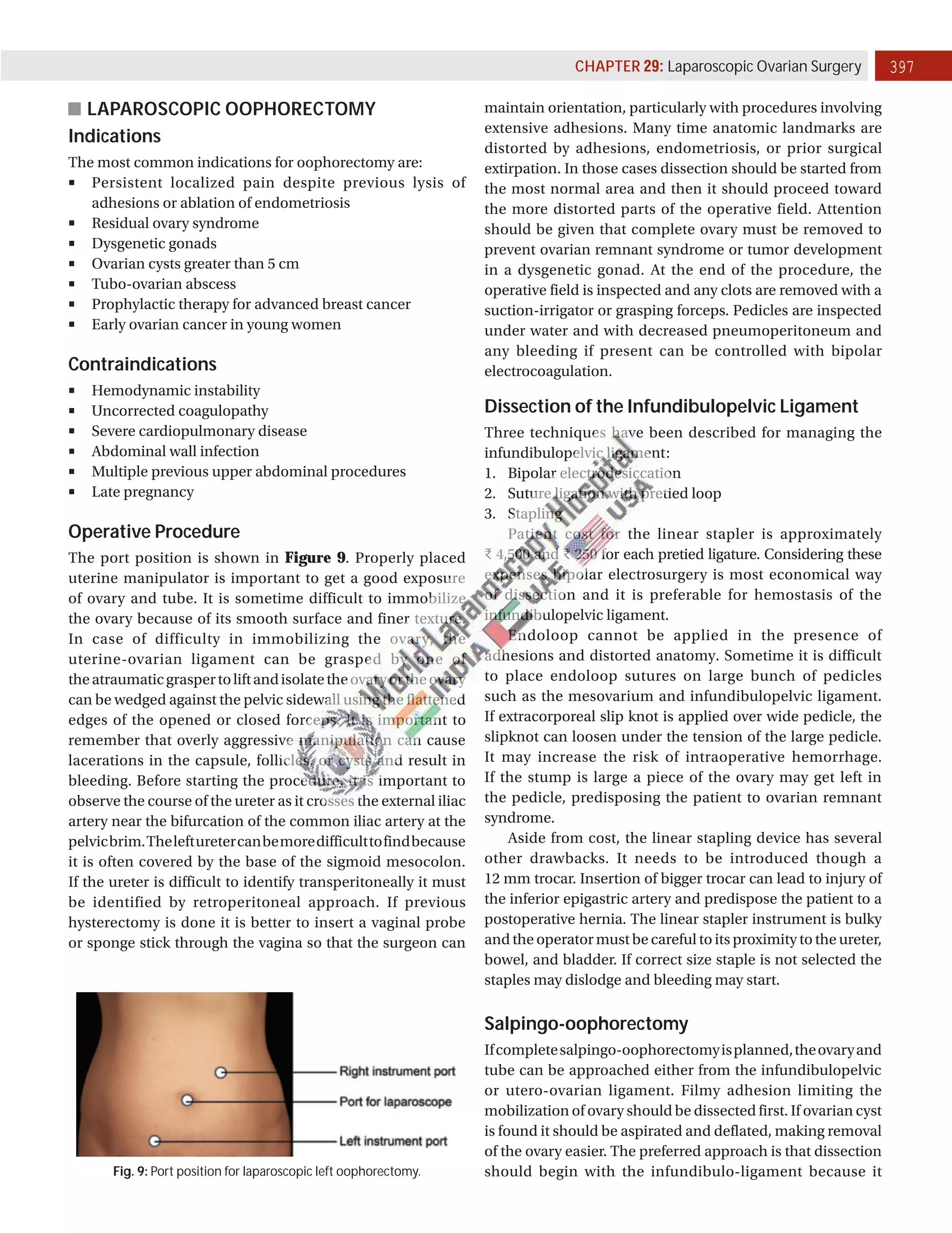 Laparoscopic Ovarian Surgery | PDF