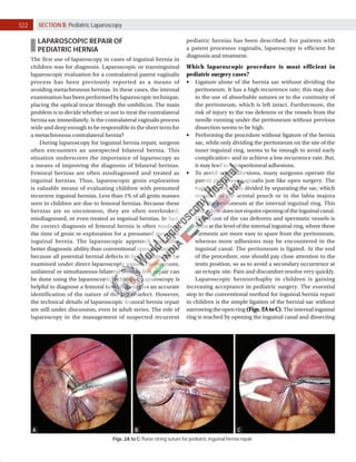 Laparoscopic Pediatric Surgery at World Laparoscopy Hospital | PDF