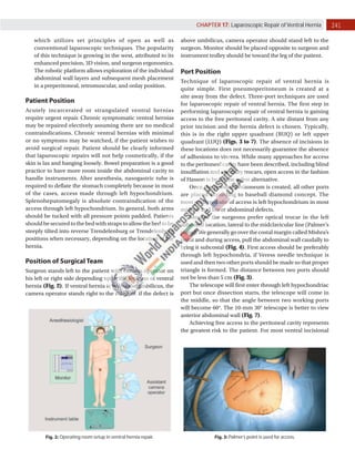 Laparoscopic Repair of Ventral Hernia at WLH | PDF