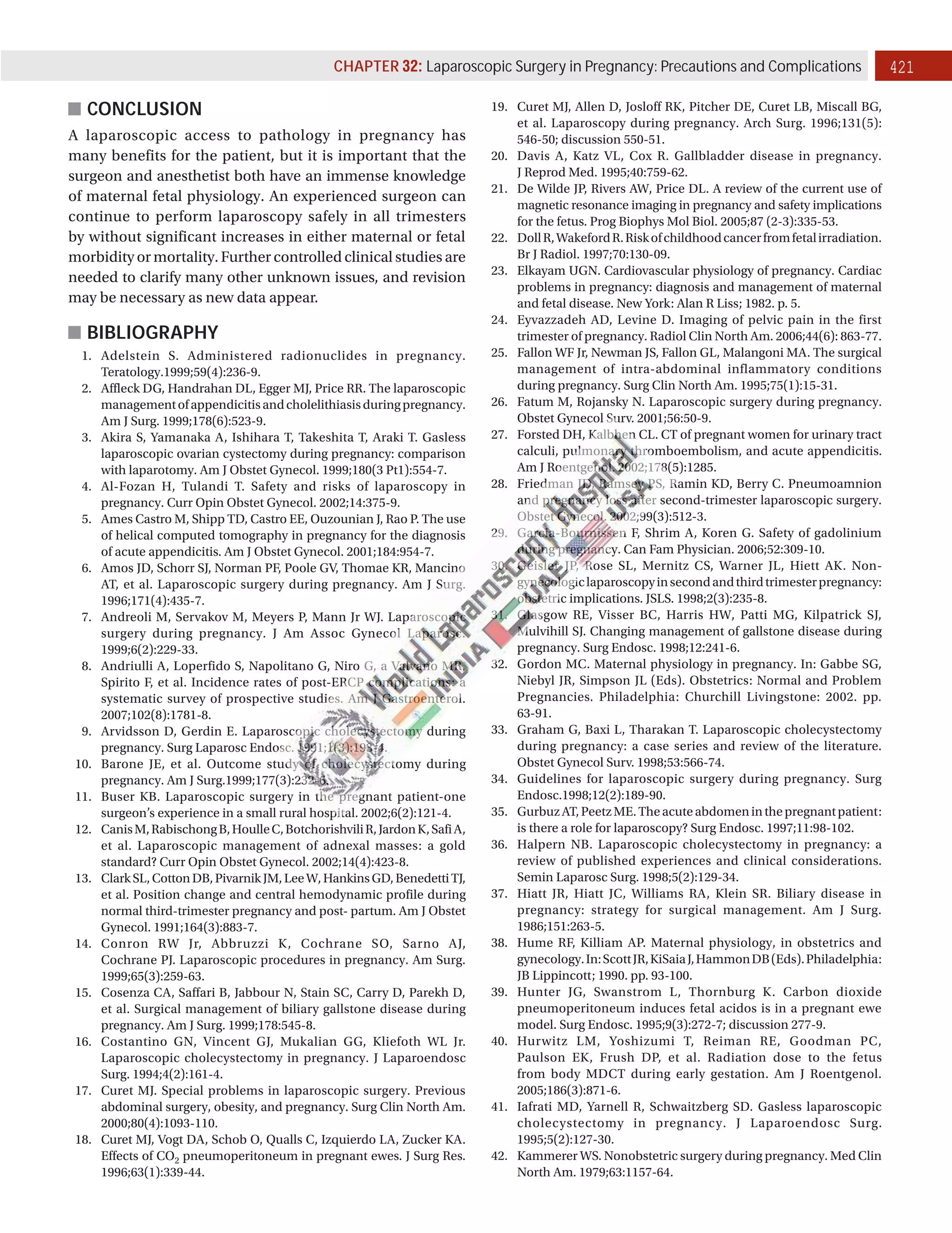 Laparoscopic Surgery in Pregnancy: Precautions and Complications | PDF | Pregnancy ...