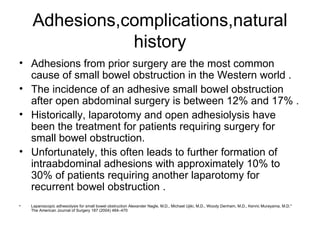 Laparoscopic Adhesiolysis | PPT