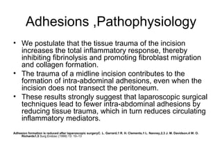 Laparoscopic Adhesiolysis | PPT