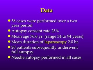 Laparoscopic Autopsy | PPT