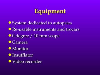 Laparoscopic Autopsy | PPT