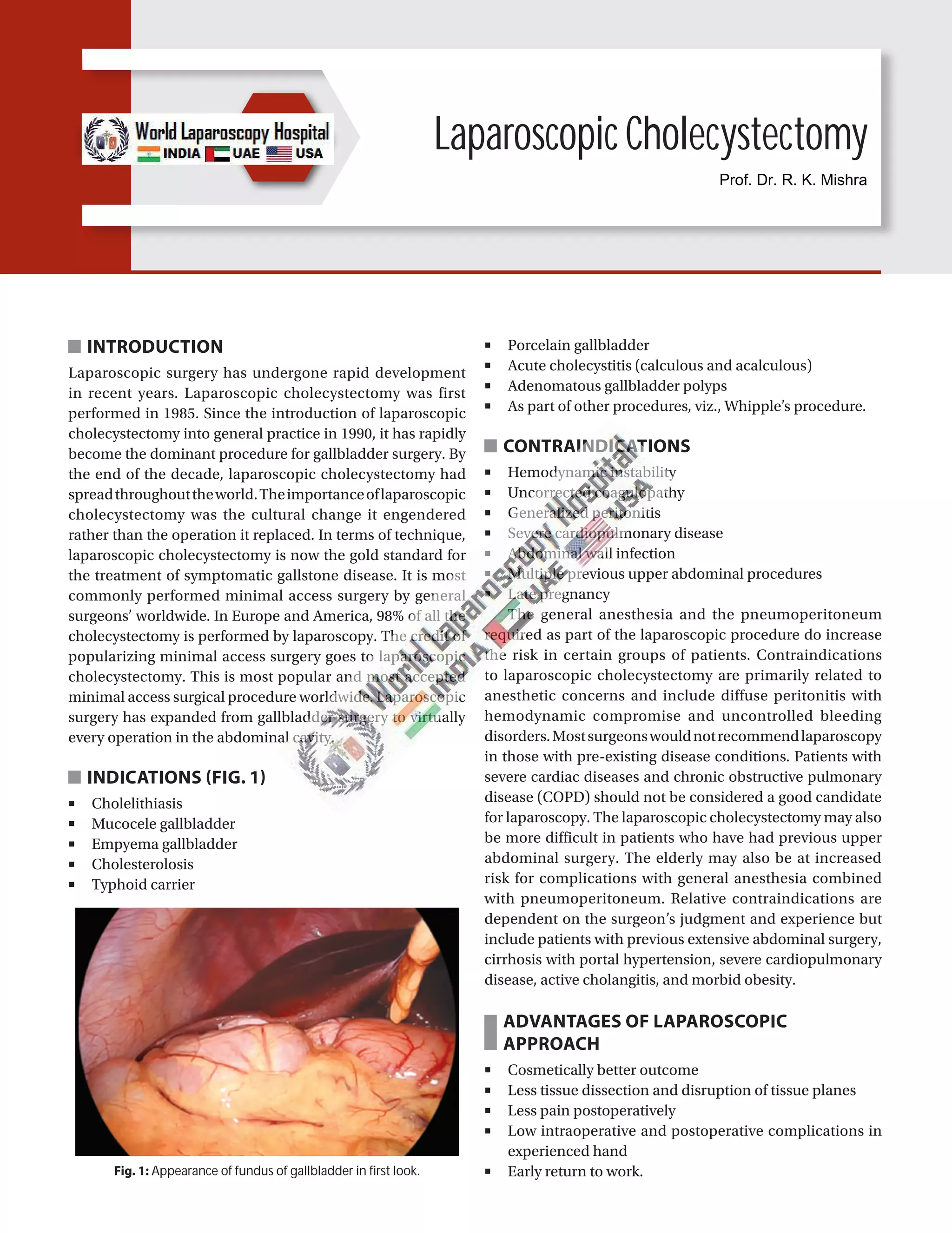 Laparoscopic Cholecystectomy | PDF