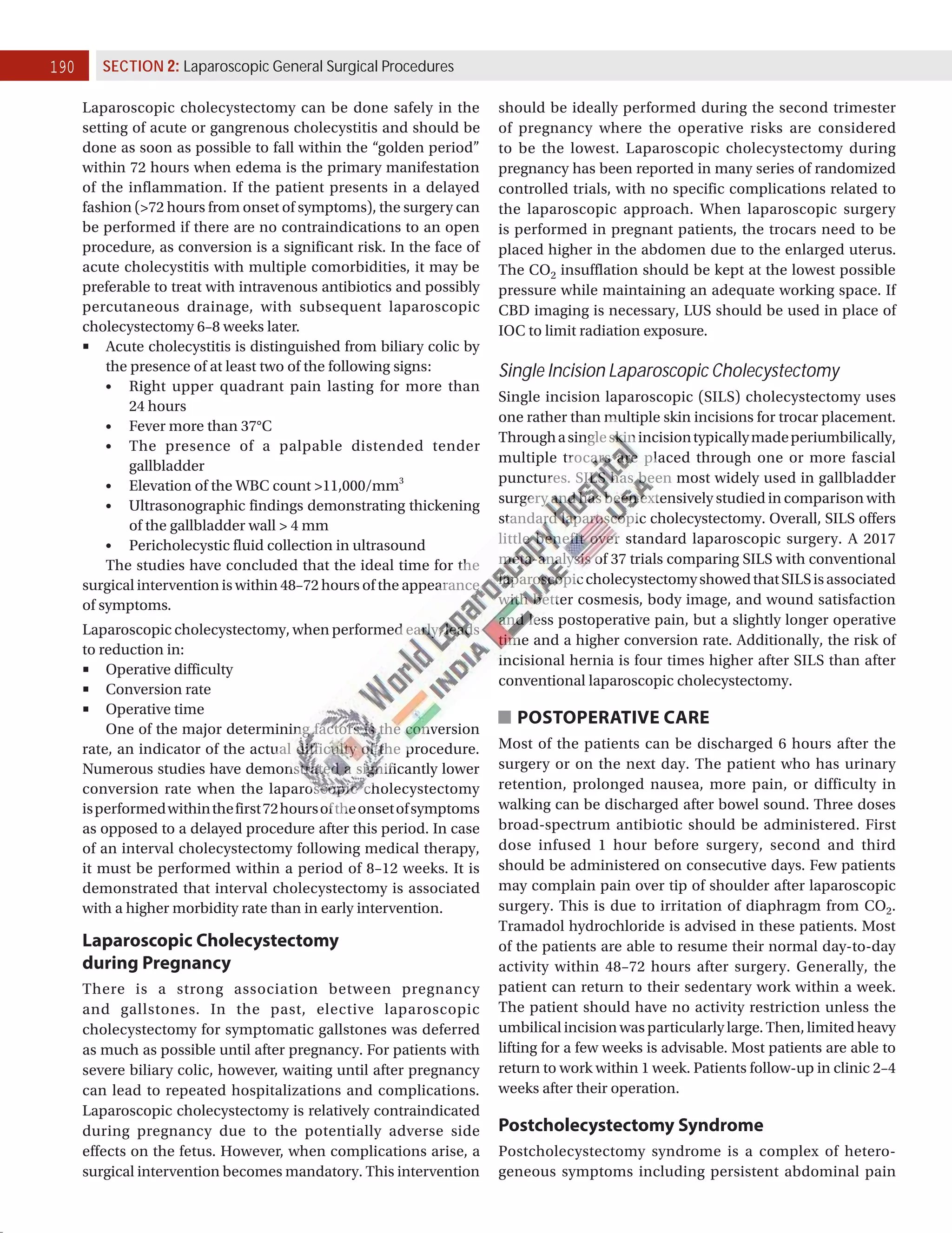 Laparoscopic Cholecystectomy | PDF