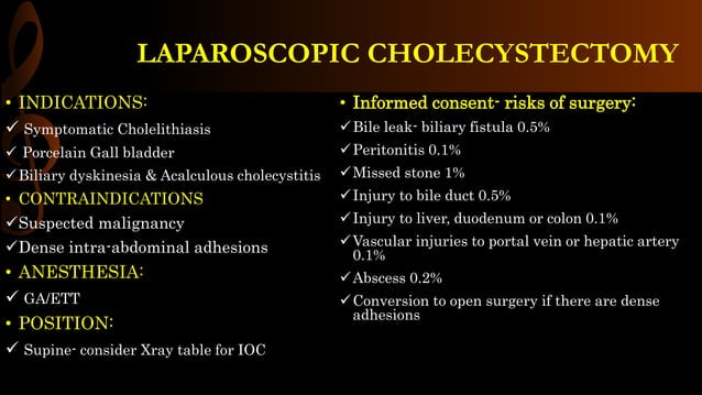 Laparoscopic Cholecystectomy Operative Surgery