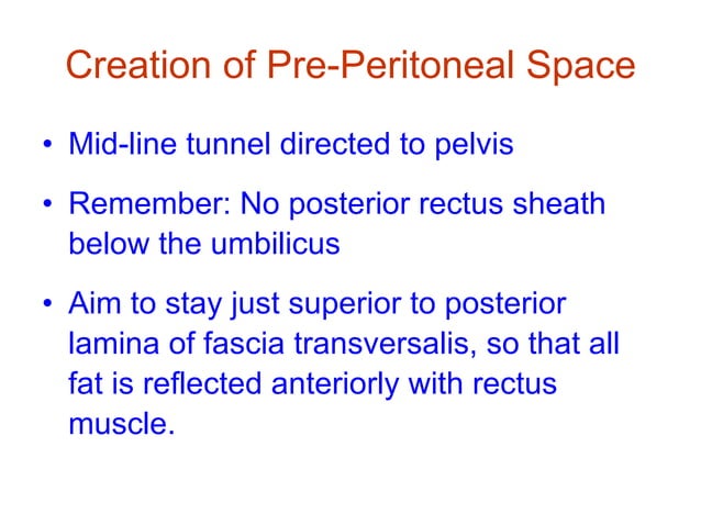 Laparoscopic groin hernia repair anatomy & technique | PPT