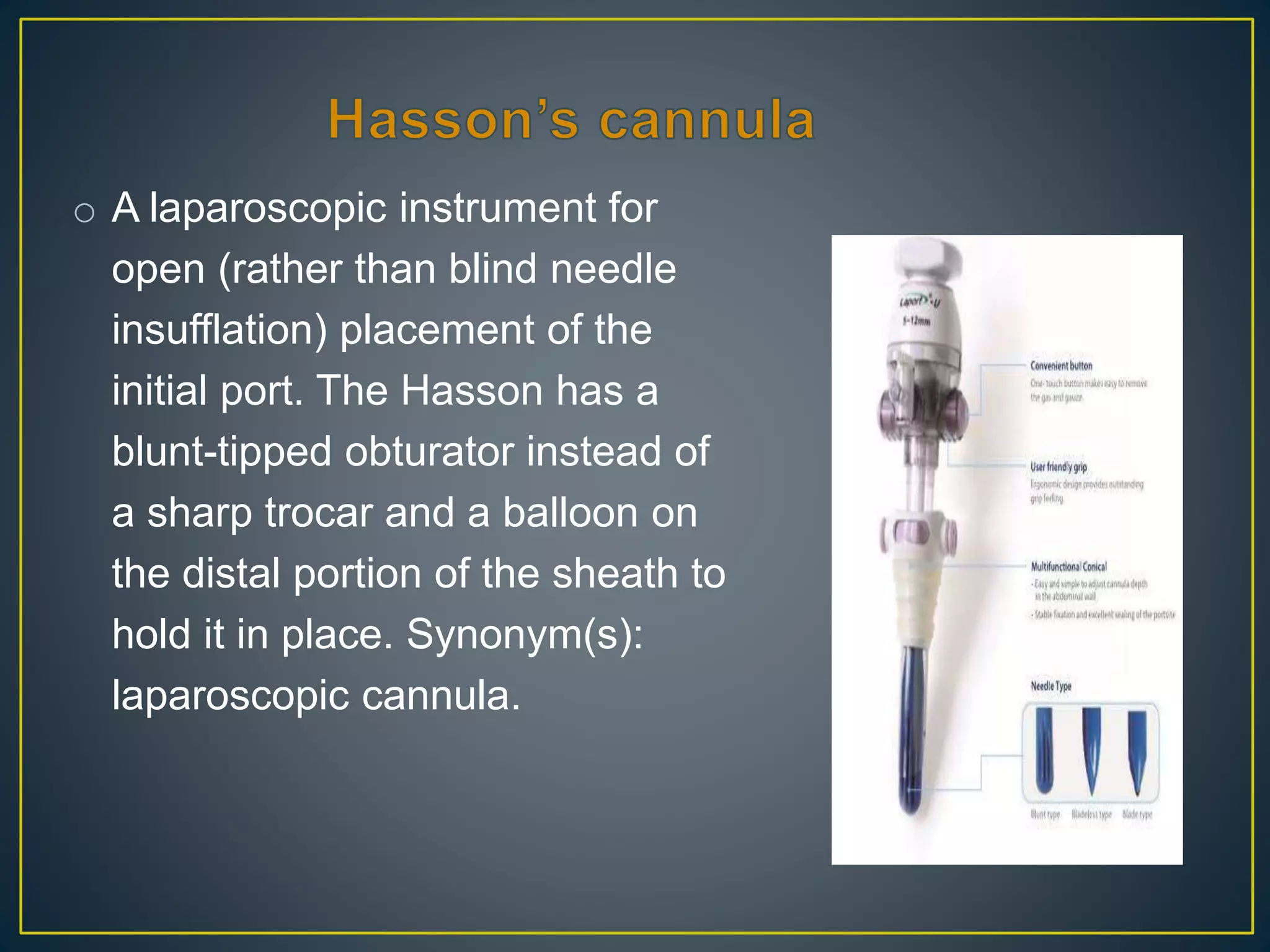 Laparoscopic instruments | PPTX