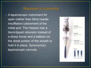 Laparoscopic instruments | PPTX
