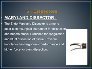 Laparoscopic instruments | PPTX