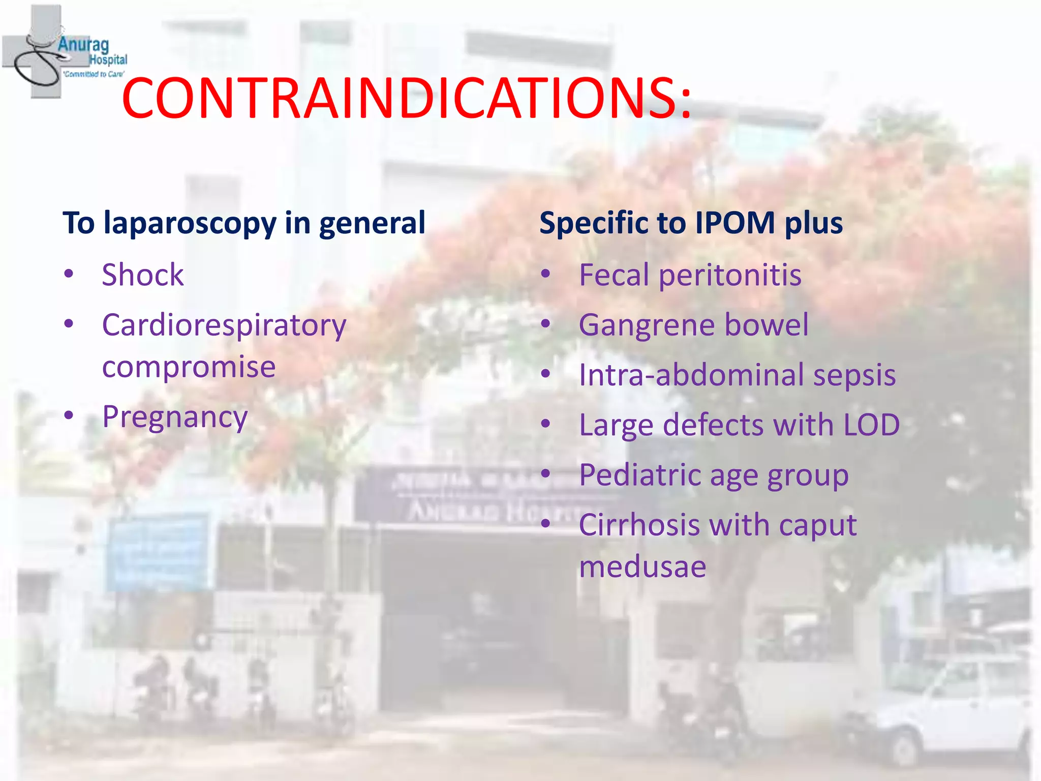 Laparoscopic ipom plus | PPTX