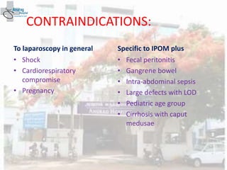Laparoscopic ipom plus | PPTX