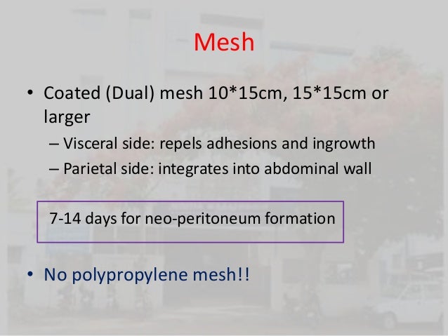 Laparoscopic Ipom Plus