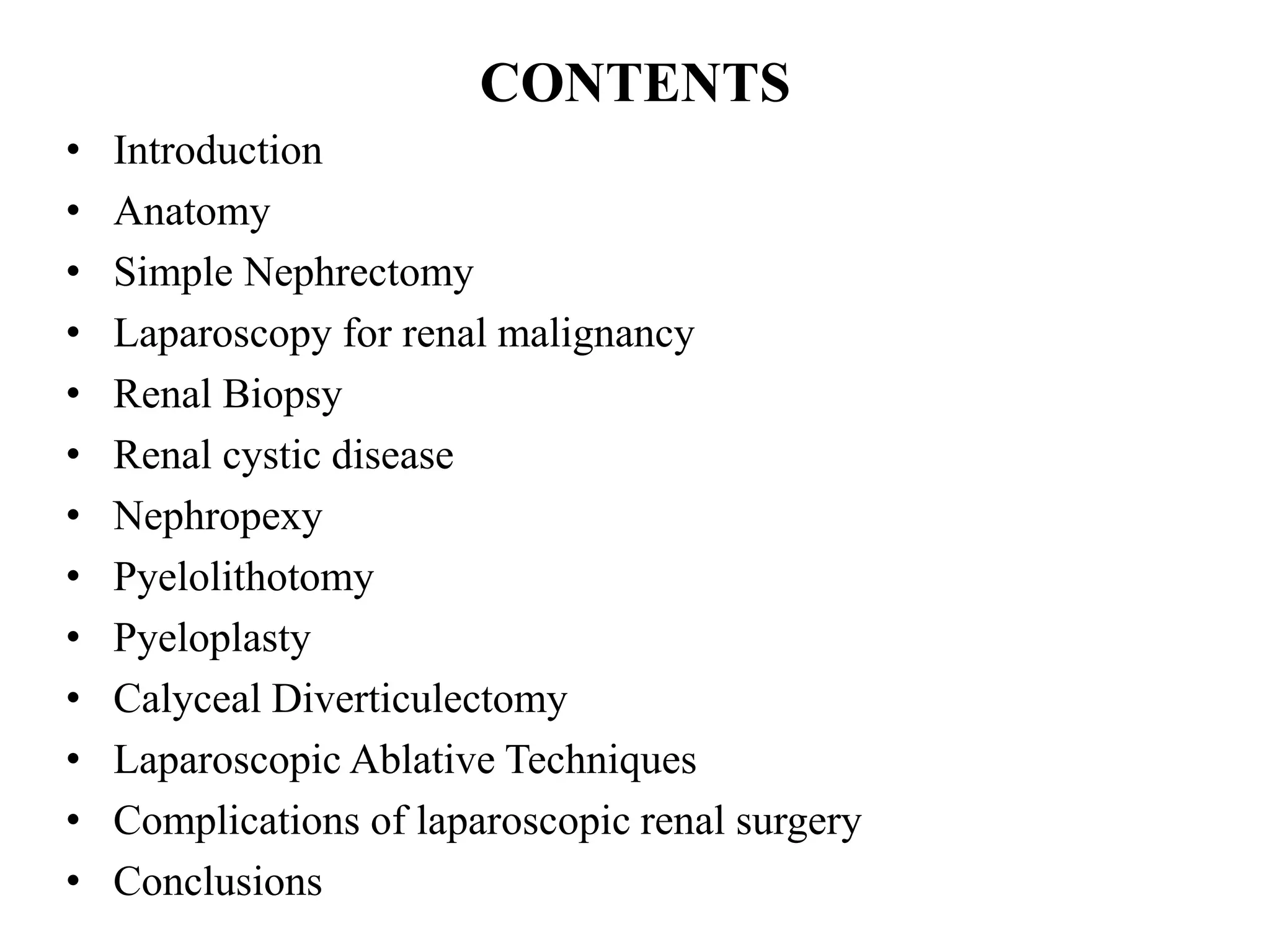 Laparoscopic kidney surg | PPTX
