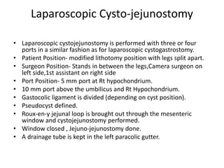 Laparoscopic Management Of Pseudocyst Pancreas.pptx