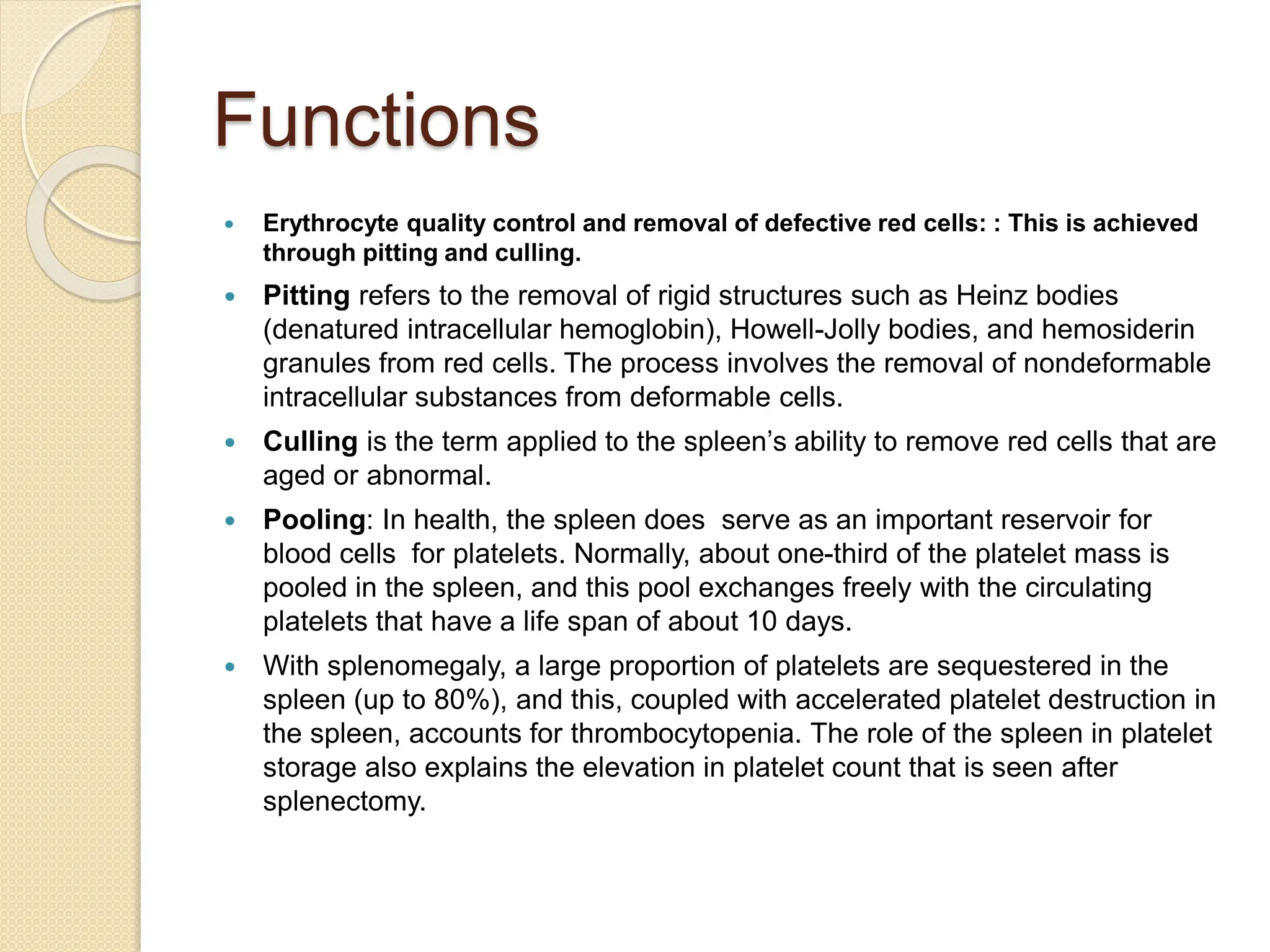 Anatomy and physiology of spleen and laparoscopic management of splenic ...