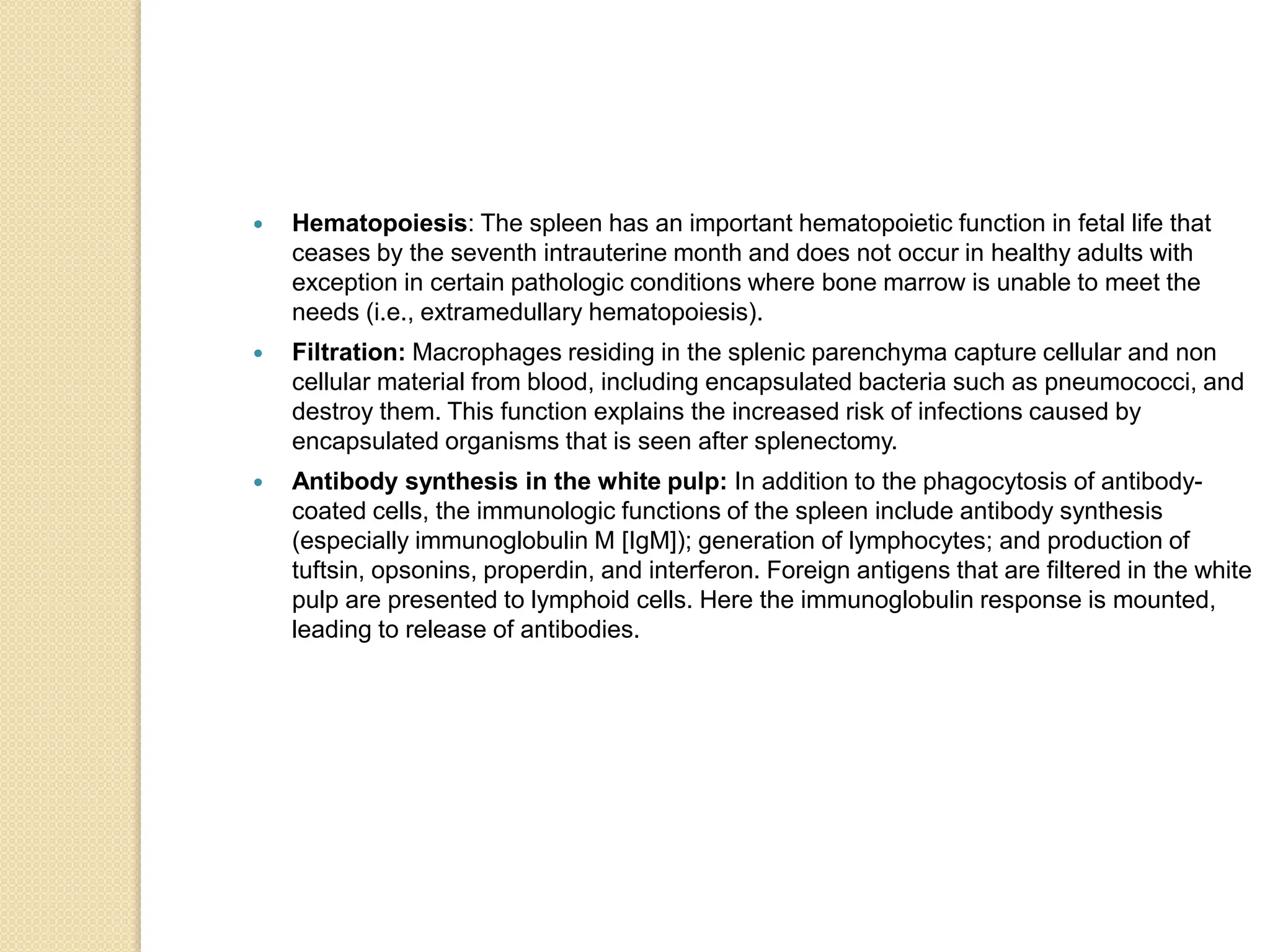Anatomy and physiology of spleen and laparoscopic management of splenic ...