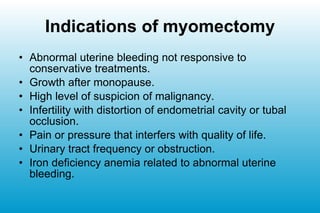 Laparoscopic Myomectomy Mob :7289915430 | PPT