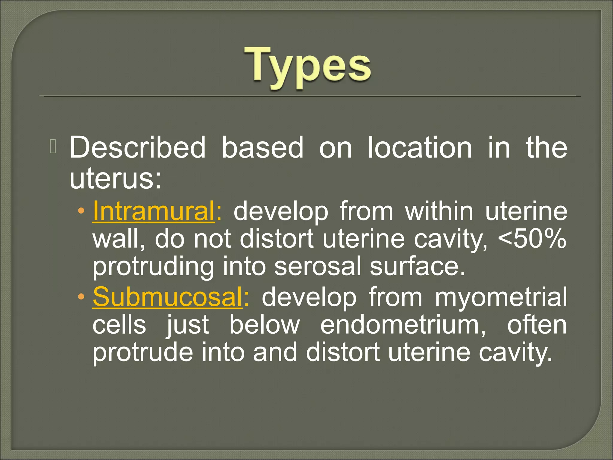 Laparoscopic myomectomy | PPT