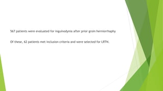 Laparoscopic retroperitoneal triple neurectomy | PPTX