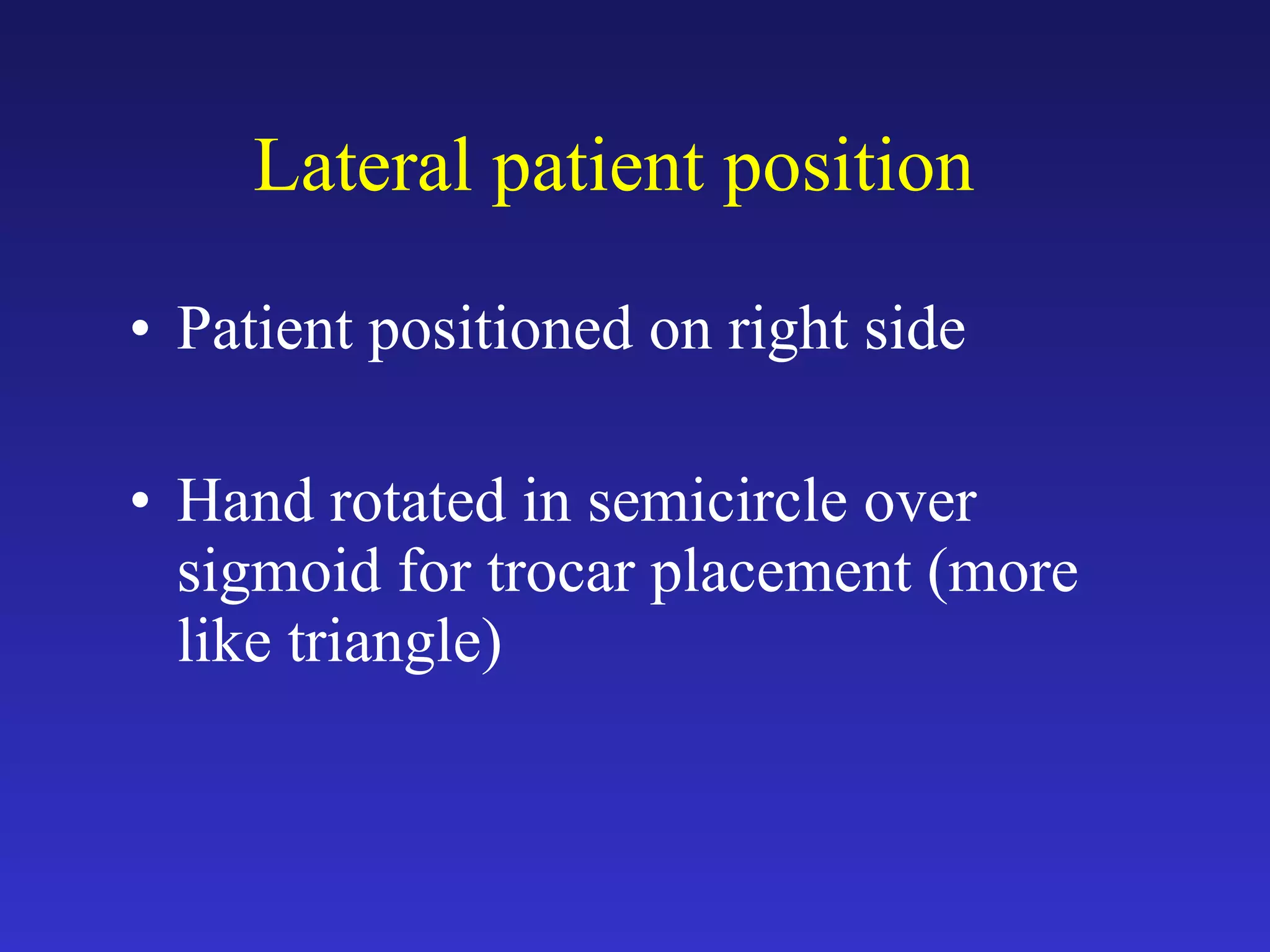 Laparoscopic Sigmoid Colon Resection for Diverticular Disease | PPT