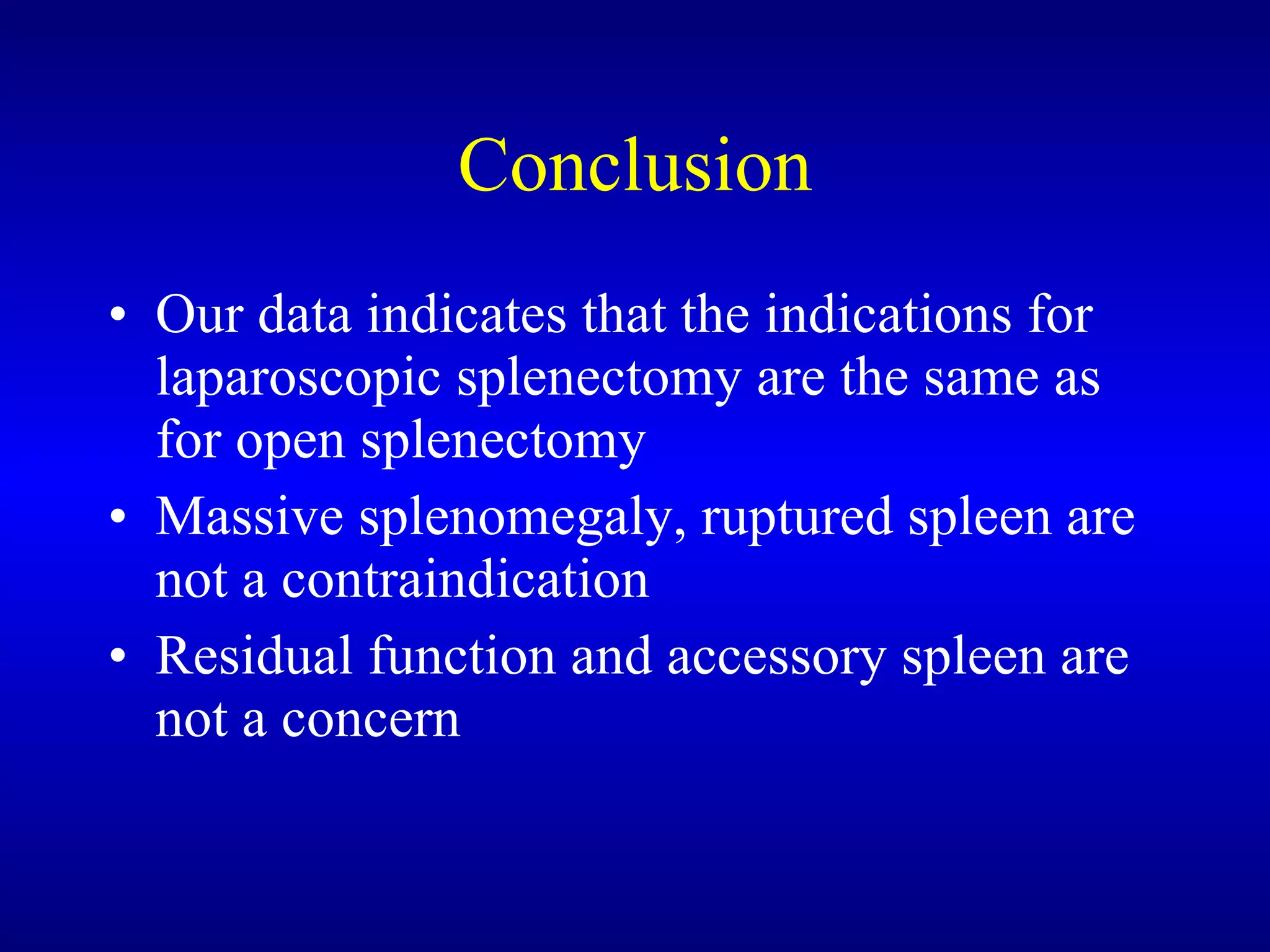 Laparoscopic Splenectomy | PPT