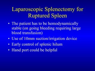 Laparoscopic Splenectomy | PPT