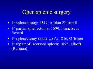 Laparoscopic Splenectomy
