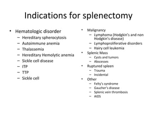 Laparoscopicsplenectomy | PPT