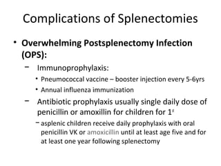 Laparoscopicsplenectomy | PPT | Blood Disorders | Diseases and Conditions