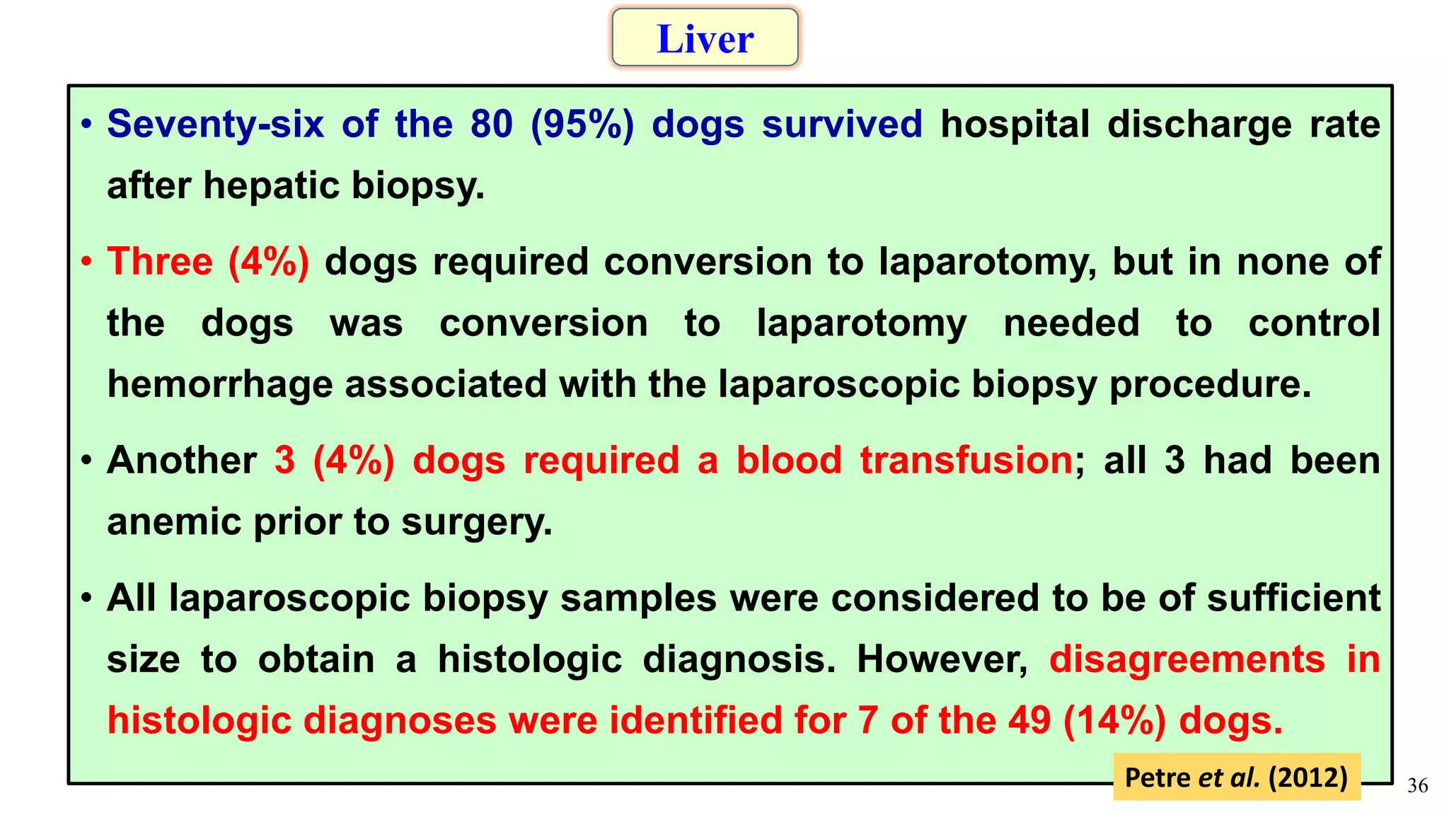 Laparoscopic surgery in dogs an overview | PDF