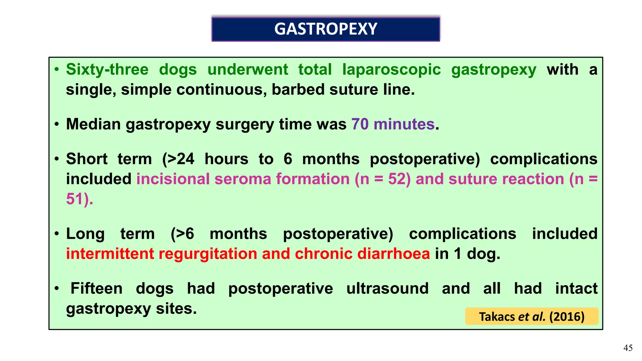 Laparoscopic surgery in dogs an overview | PDF