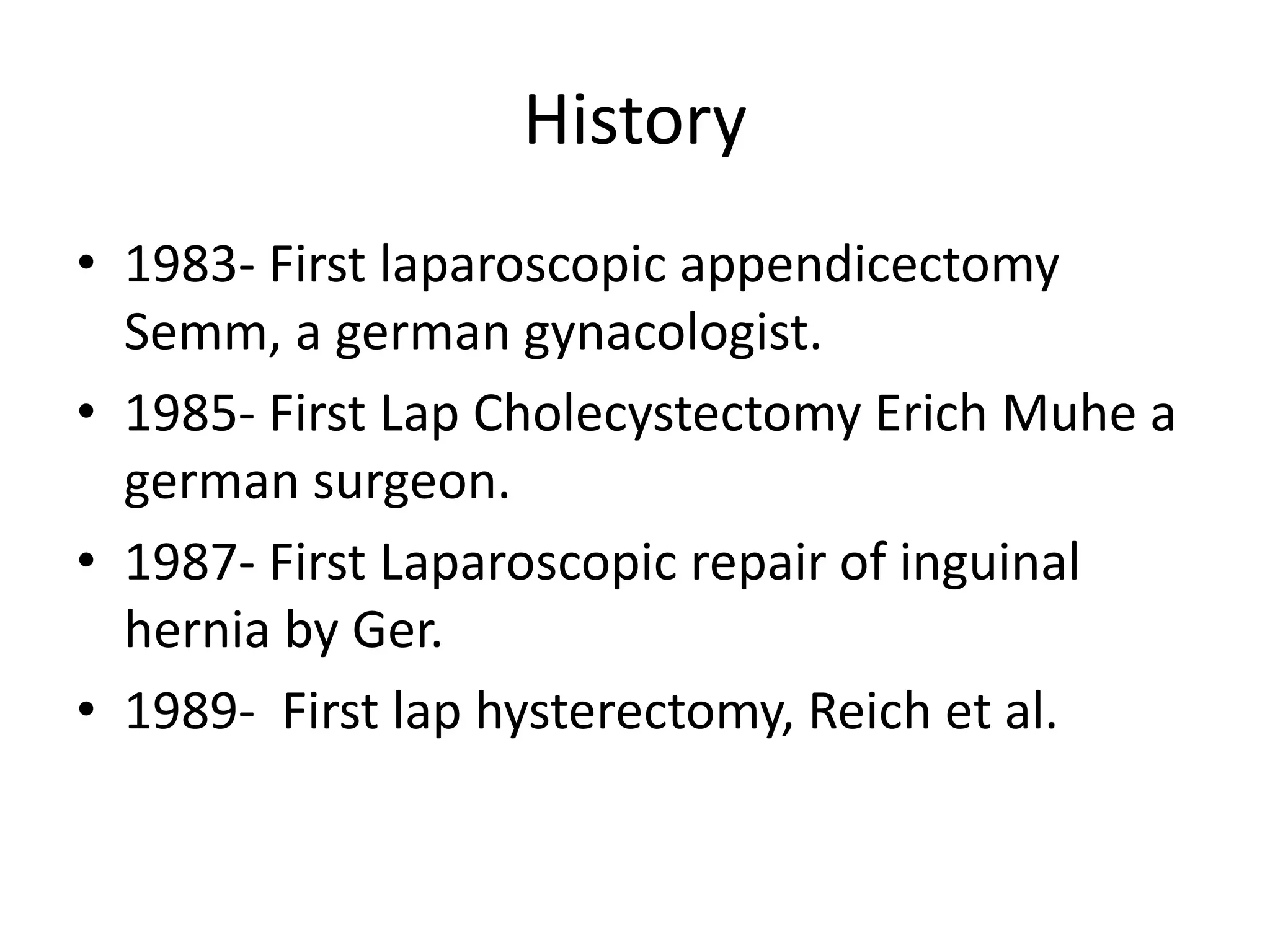 Basic of Laparoscopy | PPTX