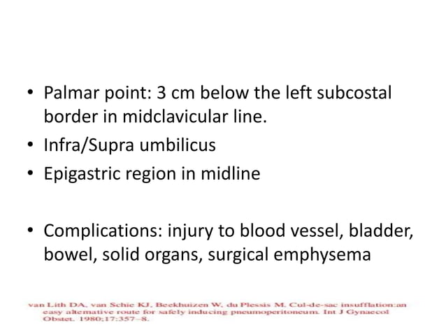 Basic of Laparoscopy | PPTX