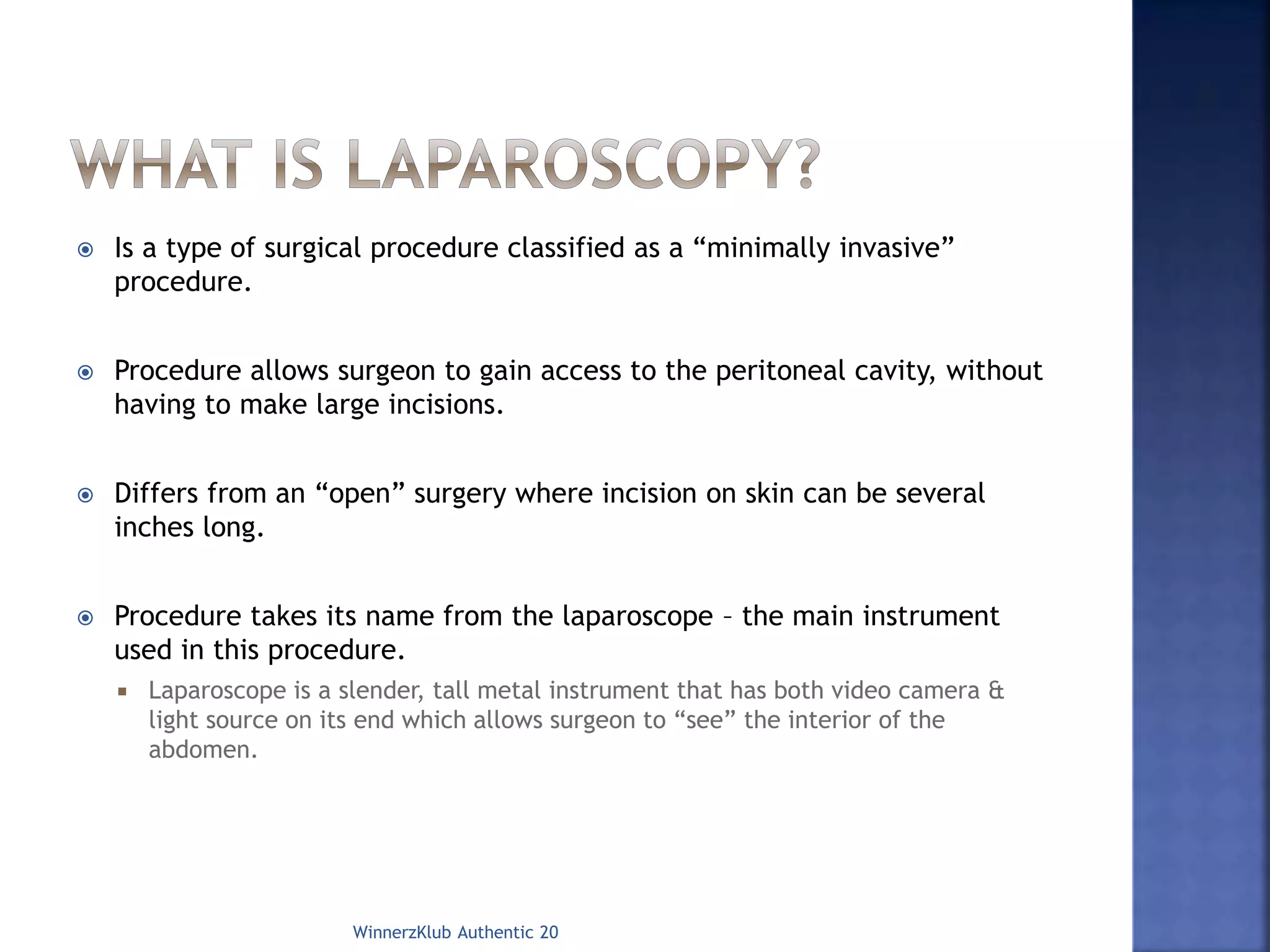 Diagnostic Laparoscopy | PPTX