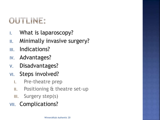 Diagnostic Laparoscopy | PPTX