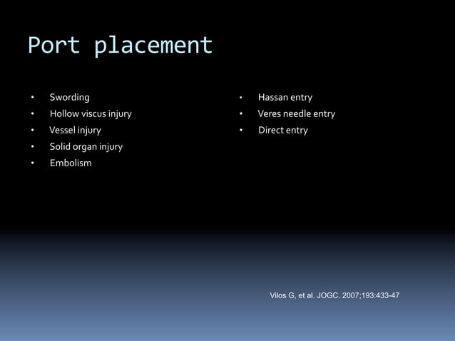 Laparoscopy Indications Ppt