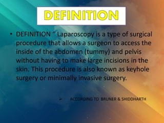 Laparoscopy | PPTX